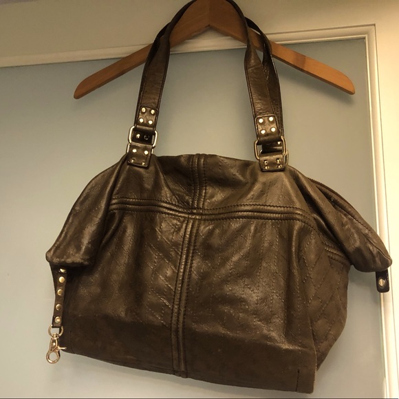Botkier | Bags | Botkier Brown Lamb Skin Shoulder Bag | Poshmark